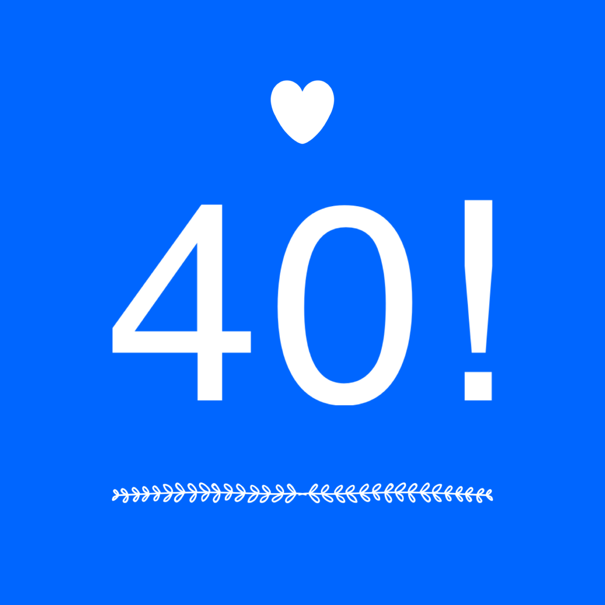 40! 28 Things I have learned in my 40 years! – JUST FINE